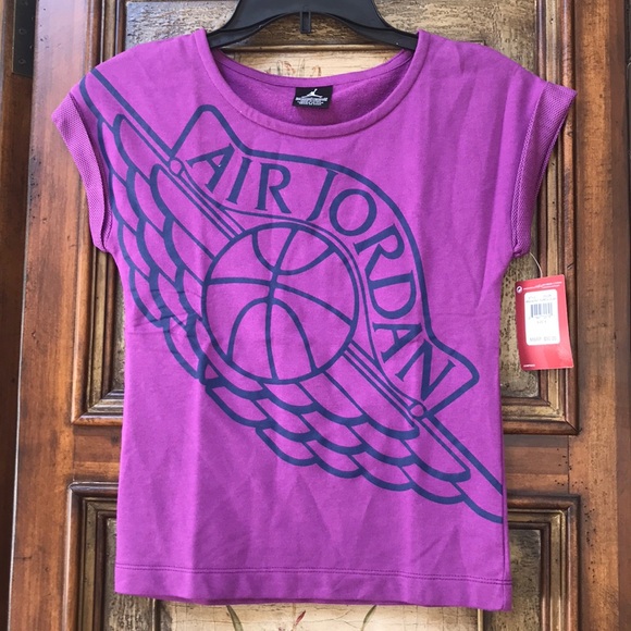Nike | Shirts & Tops | Purple Jumpman Top Air Jordan | Poshmark